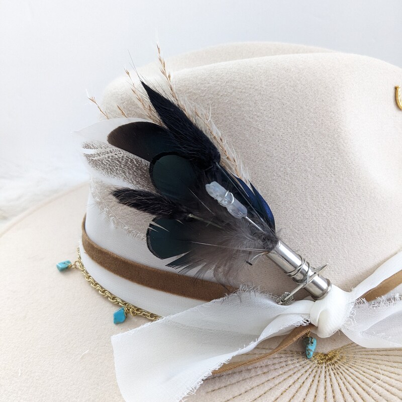 Feather Hat Pin - Etsy