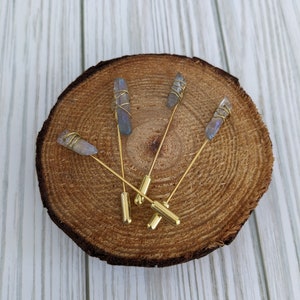 Custom Quartz Hat Band. Chiffon Ribbon, Suede Cord, Boho Feather and ...