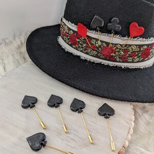Vegas Hat Pins! Update Your Favorite Western Hat With Spade, Diamond ...