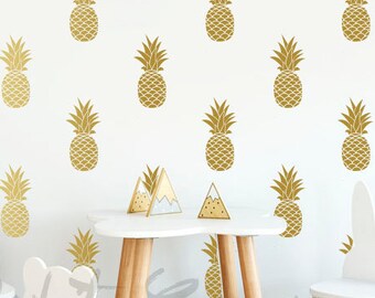 Pineapple Wall Decals Pineapple Decals, Pineapple Decor, Pineapple Gift ...