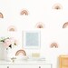 Boho Muted Rainbow Wall Decals H57 - Etsy