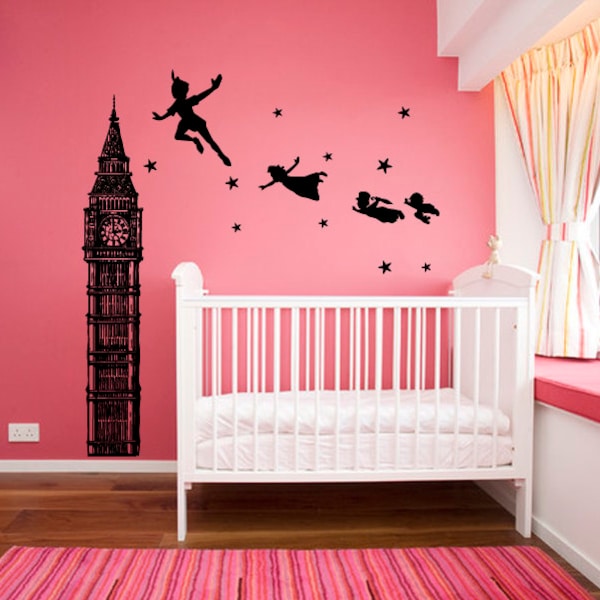 Peter Pan Wall Decal - Etsy