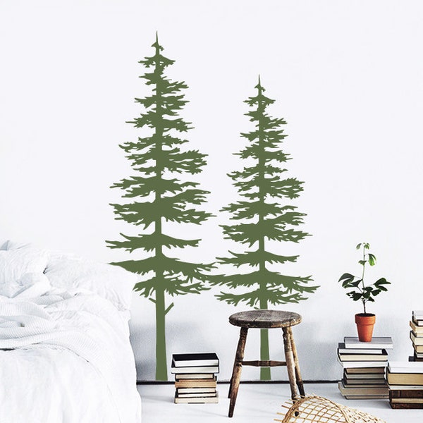 Pine Tree Decals - Etsy