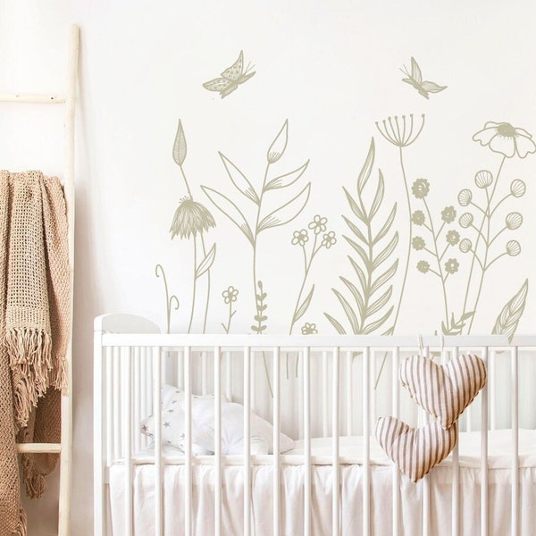 Wild Flower Decals - Etsy