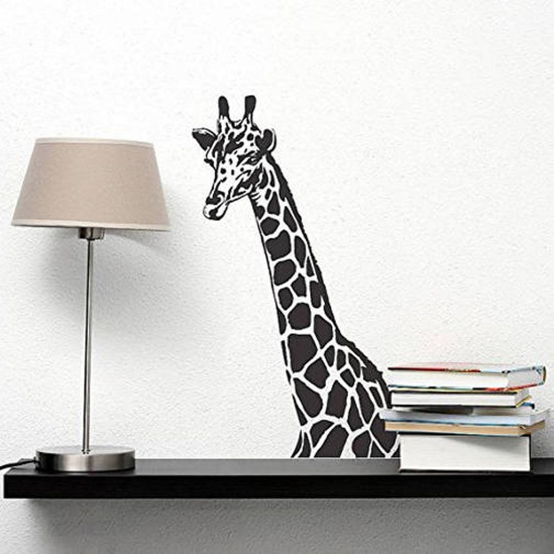 Giraffe Wall Decal Sticker, Animal Wall Decal, Kids Wall Sticker, Kids ...