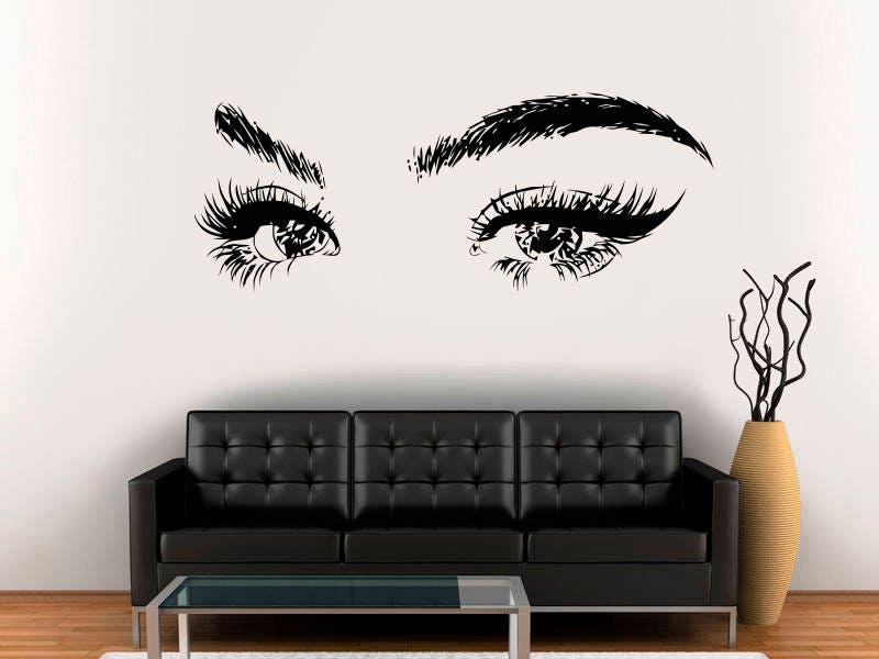 Eyelashes Decaleyelashes Eye Decaleyelashes Eye - Etsy
