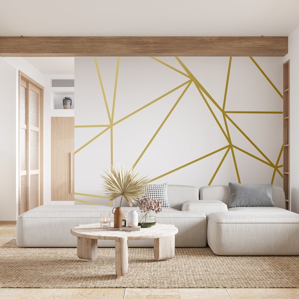 Geometric Wall Decal - Etsy