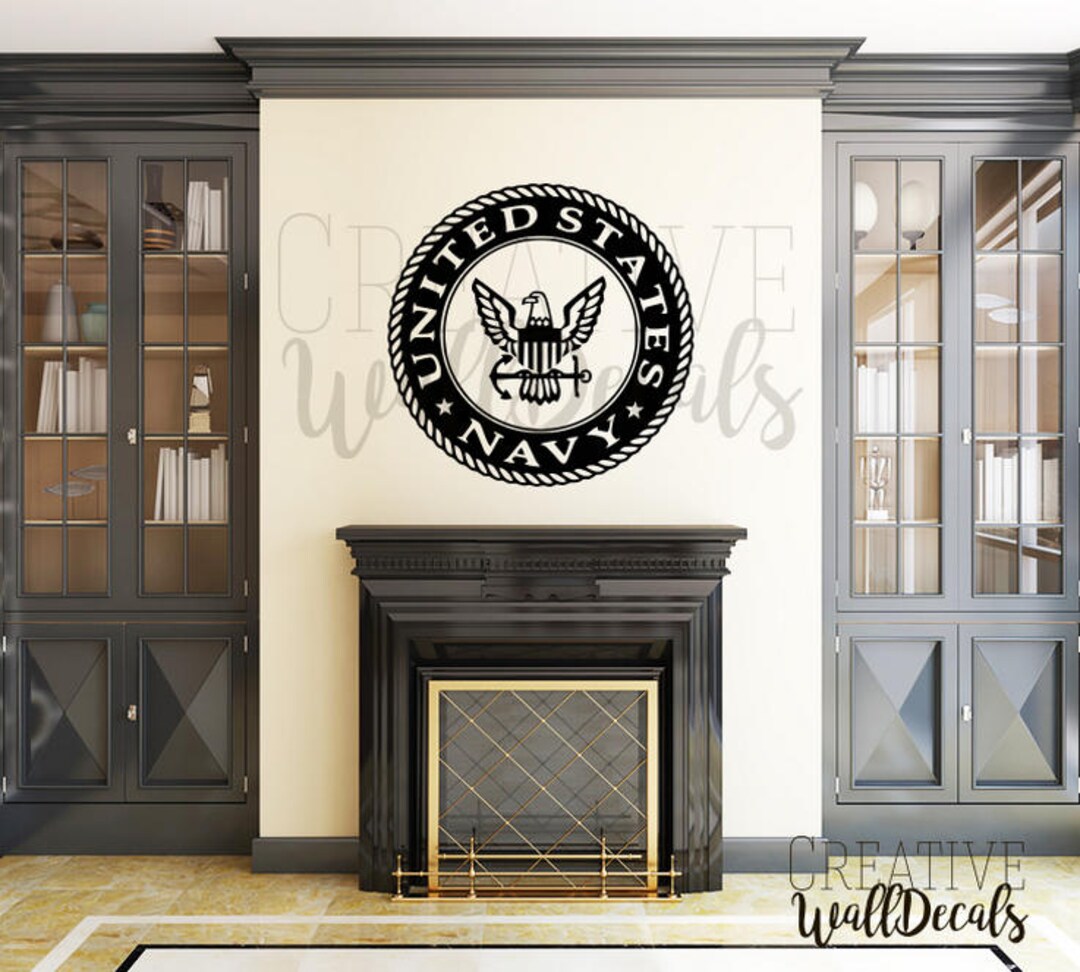 USA Navy Wall Decal / Army Wall Sticker /american Flag Wall Sticker / Eagle Wall Decal / House ...