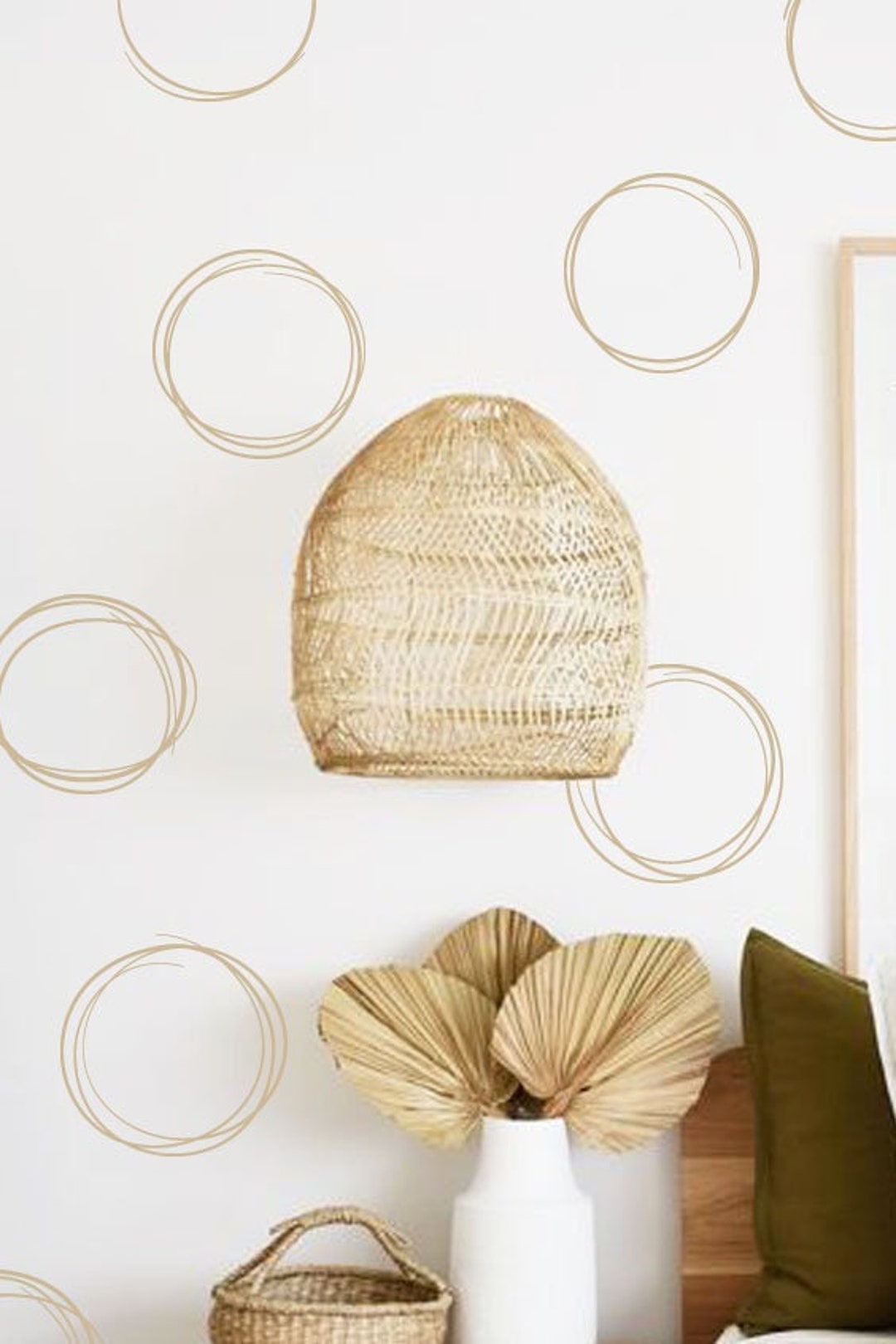 Hand Drawn Circle Decals Hand Drawn Circles, Boho Decals, Boho Circle ...