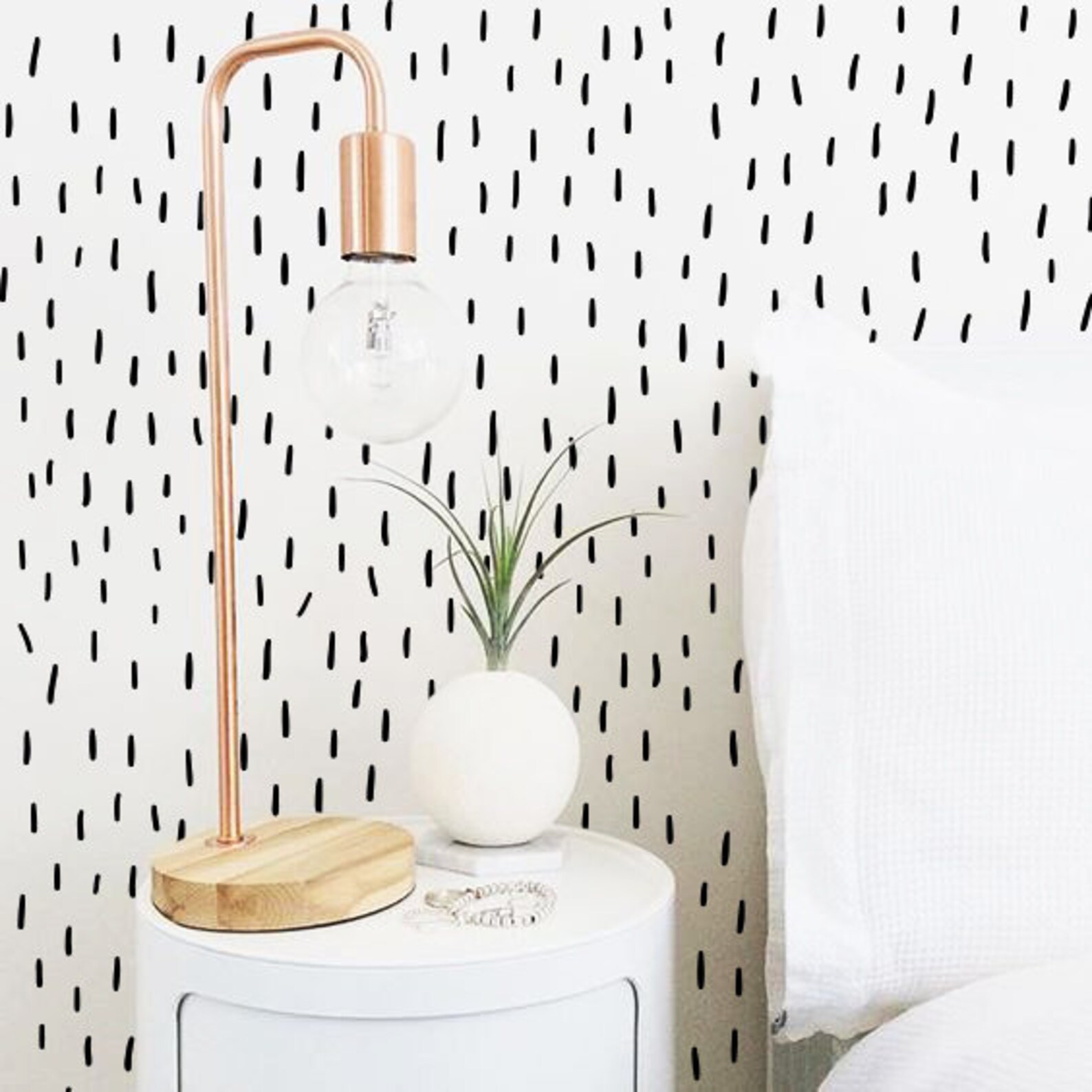 Strip Decal Raindrop Wall Decal Hand Drawn Raindrop Decal | Etsy