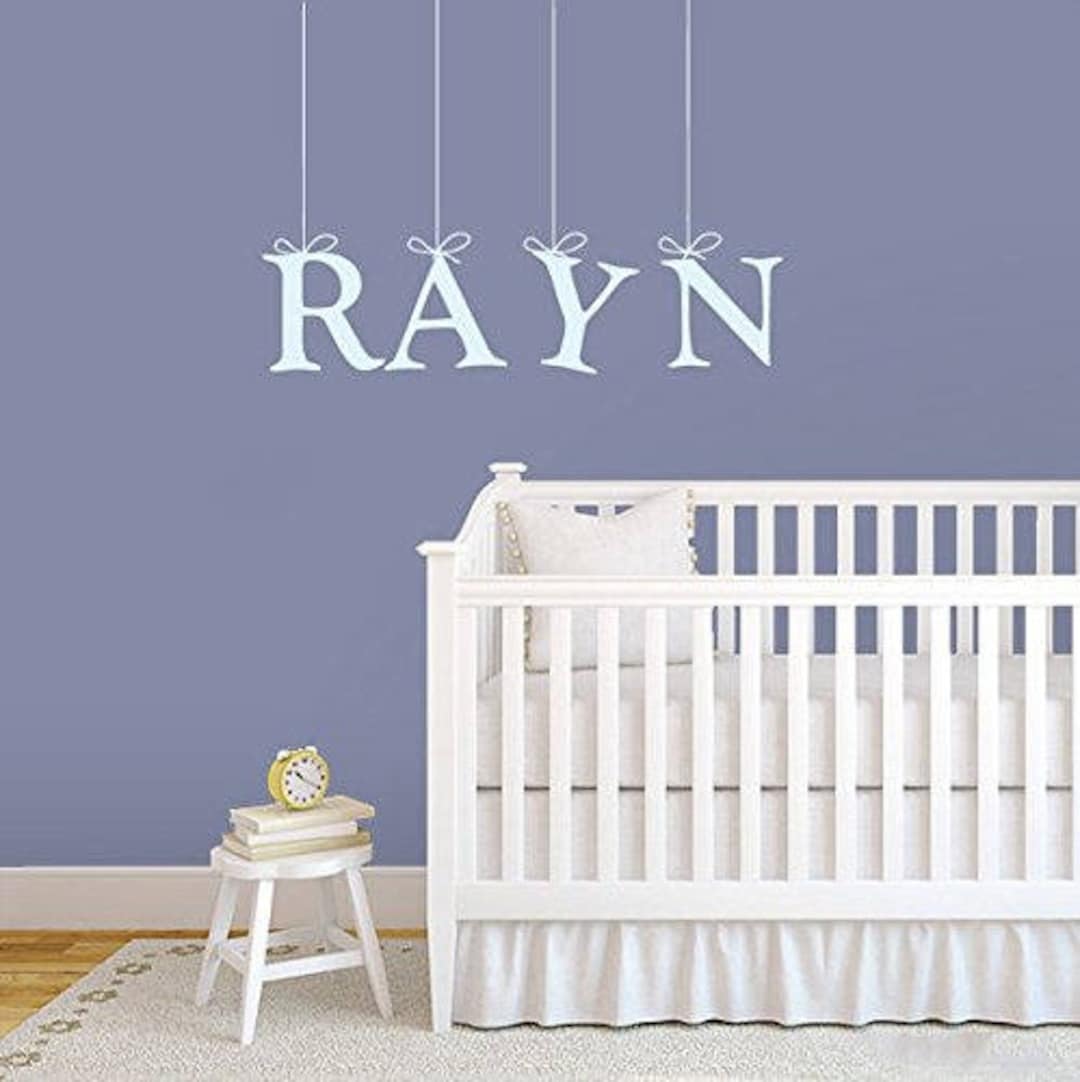 Custom Name Wall Decal Sticker, Nursery Wall Decal, Kids Wall Sticker ...