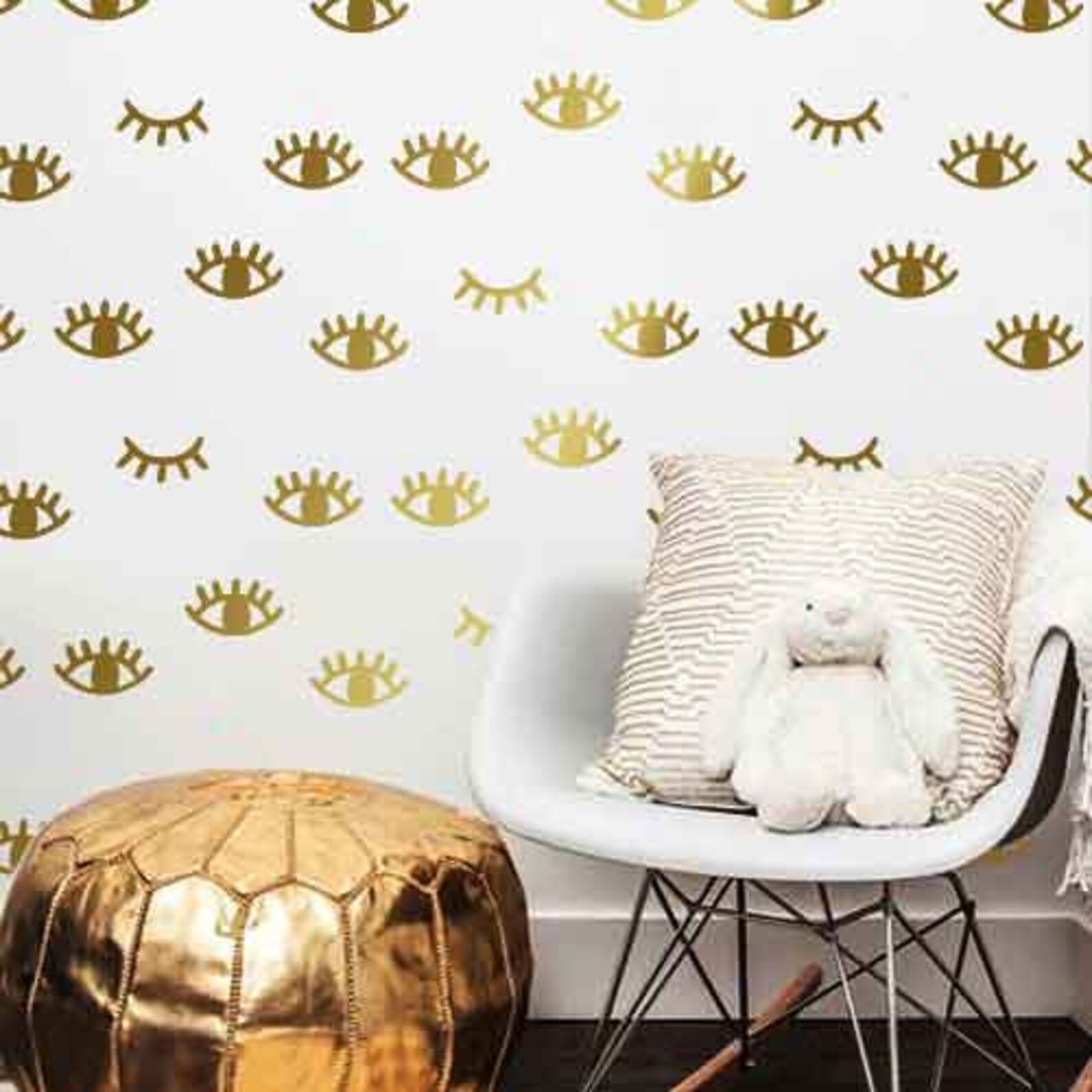 Eye Wall Decal Eyelashes Decal Eyelashes Eye Decal Eyes | Etsy