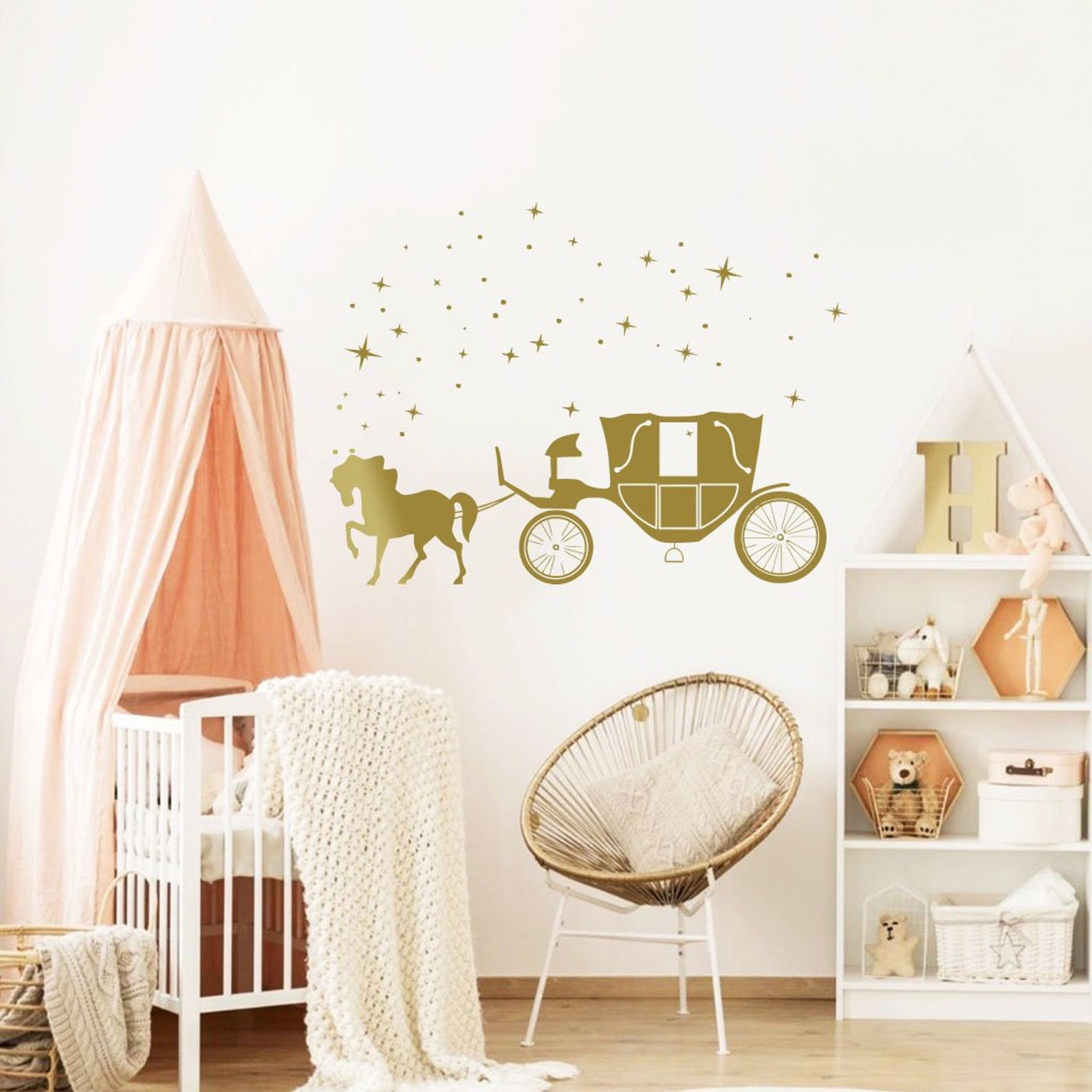 Princess Wall Decal Little Princess Wall Sticker Stars - Etsy
