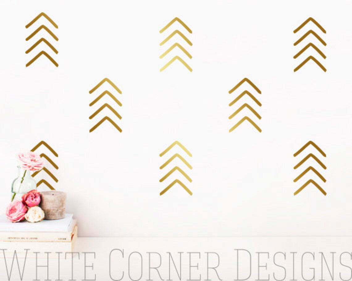 Arrow Wall Decals Geometric Decals Nursery Decals Unique - Etsy