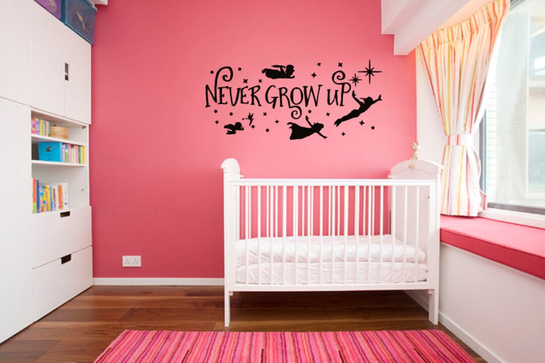 Kau417 Peter Pan Wall Decal Peter Pan Wall Sticker Wall - Etsy