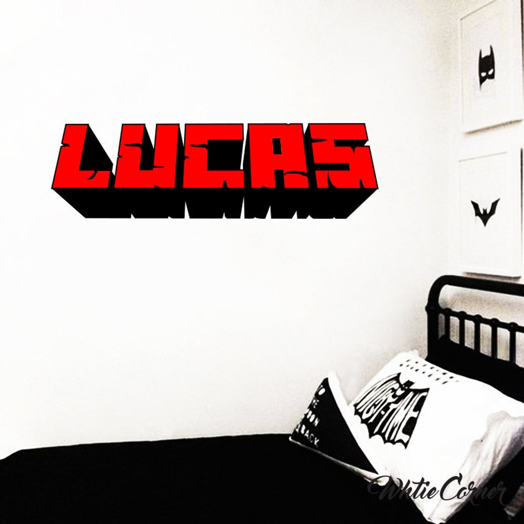 Multi colored Gamer Name Decal Inspired Minecraft - Etsy