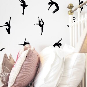 Ballet Dancer Wall Decal Ballet Wall Decal, Dancer Girl Decal, Ballet ...