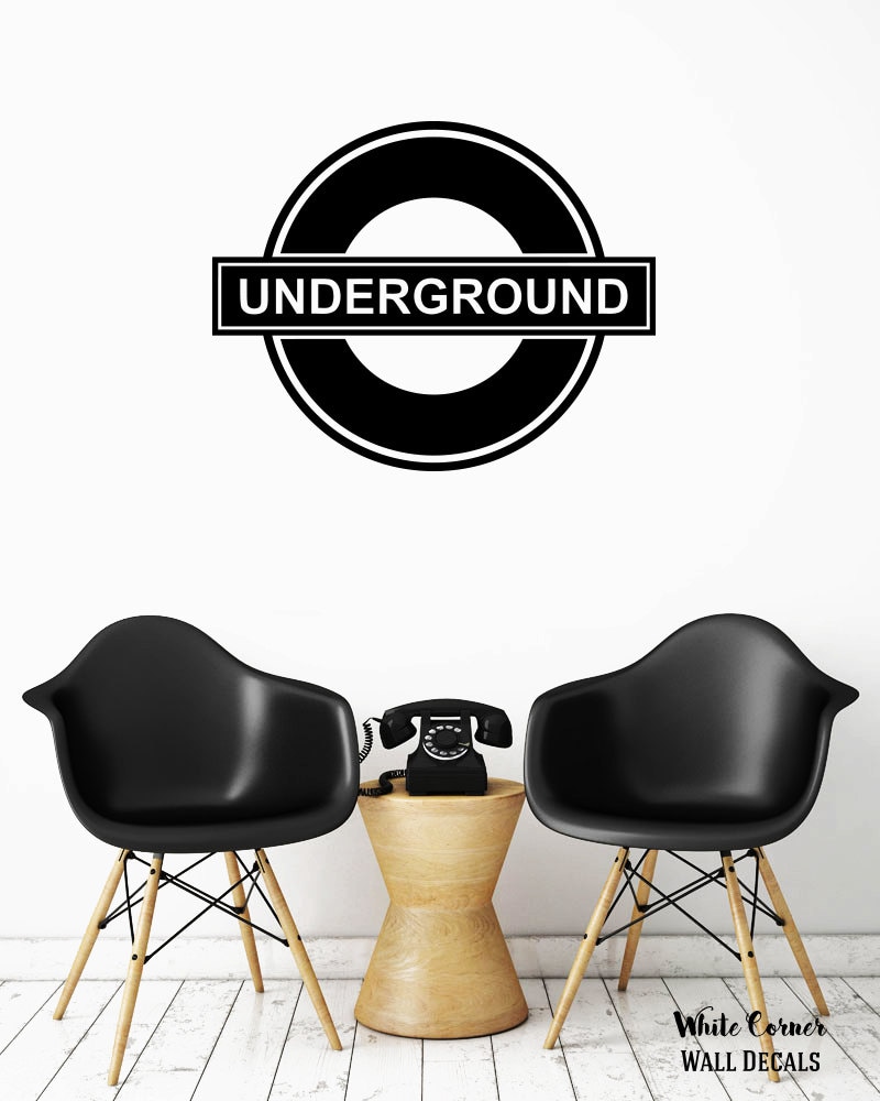 Rta208 Symbol Underground England Brithish Sign Metro Subway | Etsy