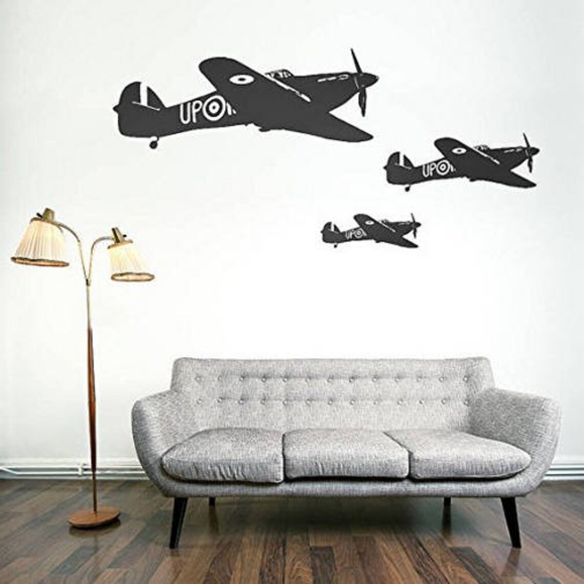 War Plane wall decal Military wall decal Air Aviation wall | Etsy