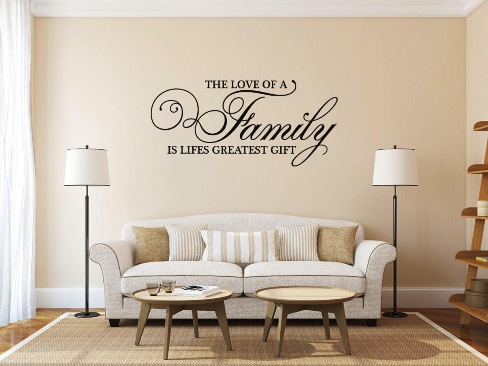 Family Wall Decal Sticker Quote Wall Decal Lettering Wall - Etsy