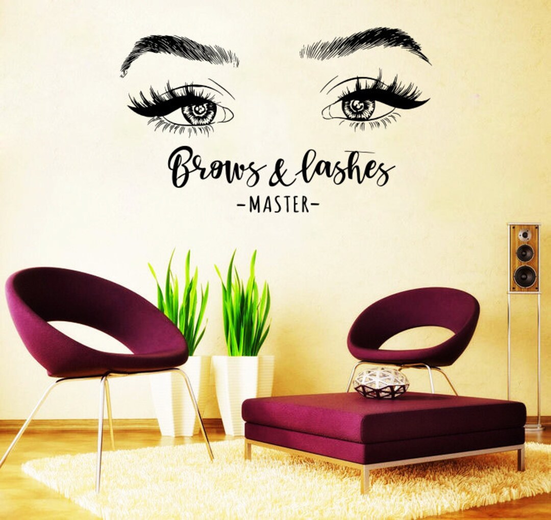 Eyelashes Decal,eyelashes Eye Decal,eyelashes Eye Sticker,girls Eyes ...