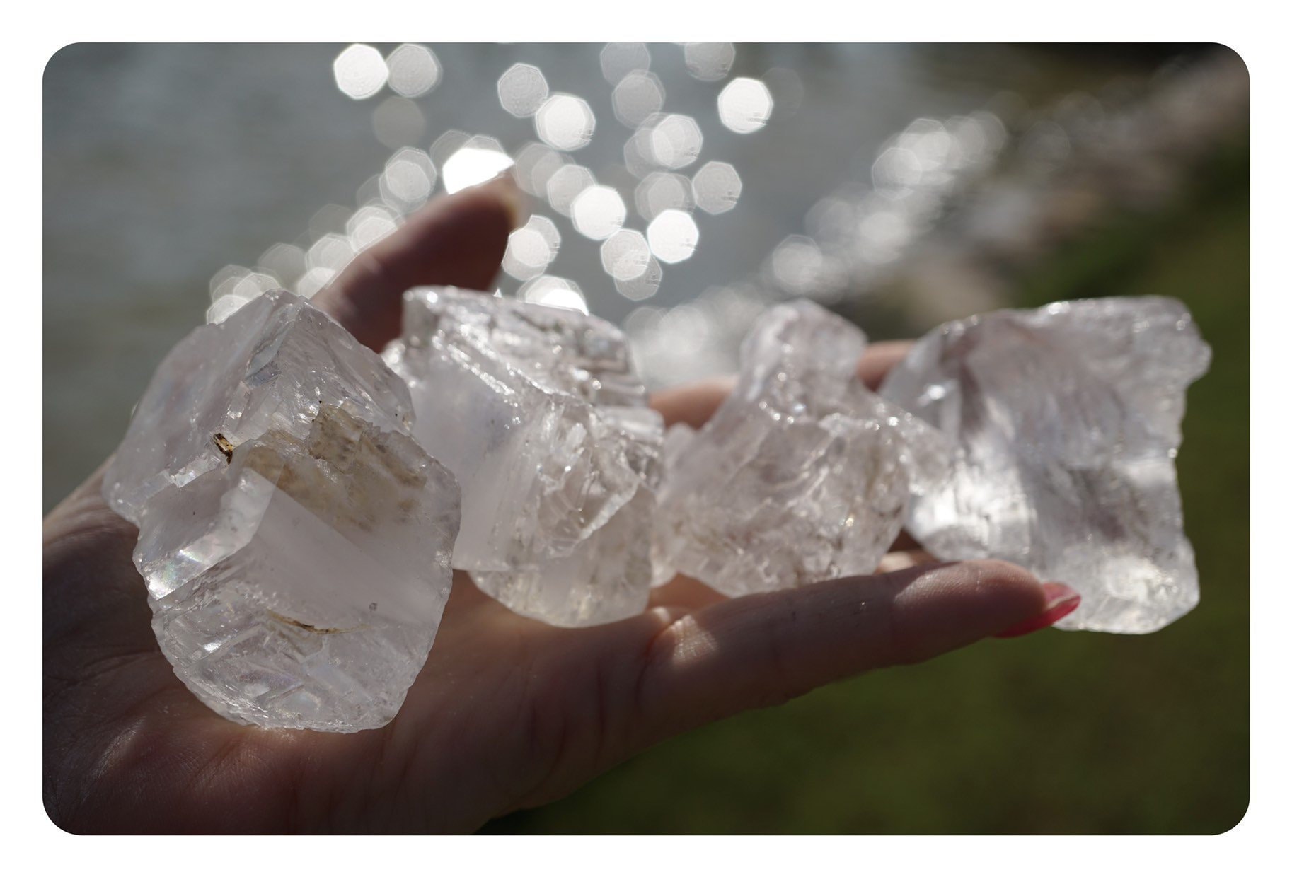 Raw Clear CALCITE Crystal All Sizes White Light Calcite | Etsy