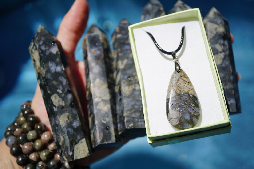 One RHYOLITE - Que Sera Sphere Crystal - Tumbled and Points - Tumbled ...