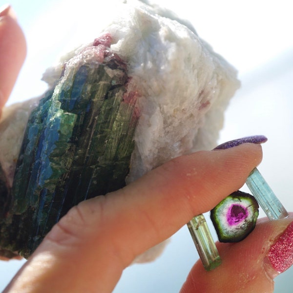 Watermelon Tourmaline - Etsy