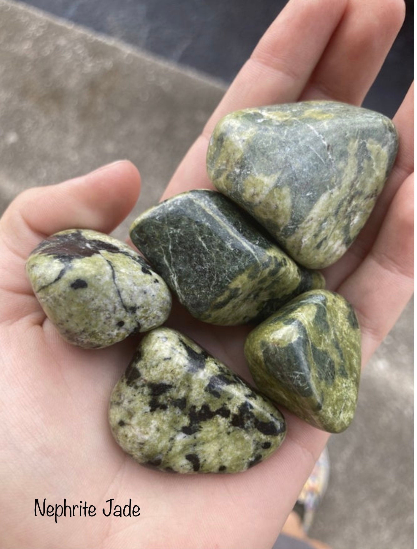 Tumbled Green JADE Stone Nephrite Jade Canada and Jadeite - Etsy