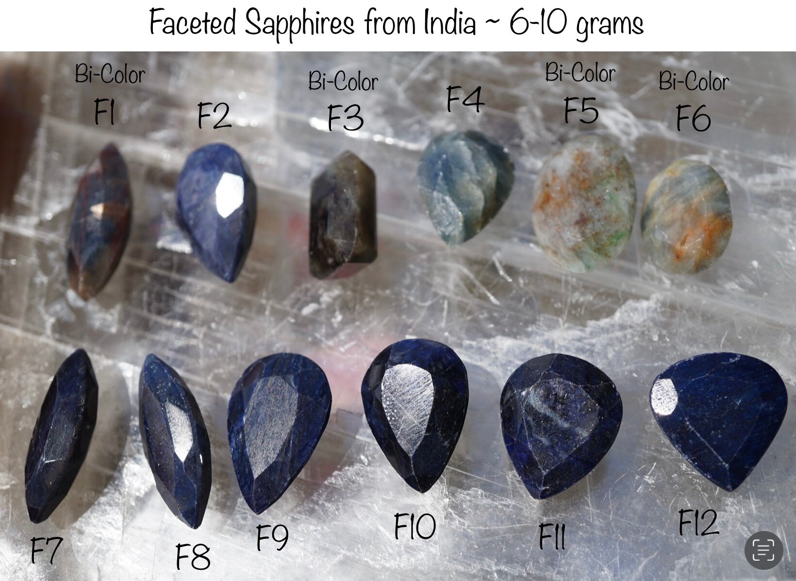 Faceted or Raw SAPPHIRE Corundum Crystals 925 Silver - Etsy