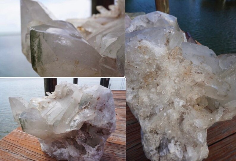 Raw Chlorite Quartz With Natural Termination This Healing - Etsy