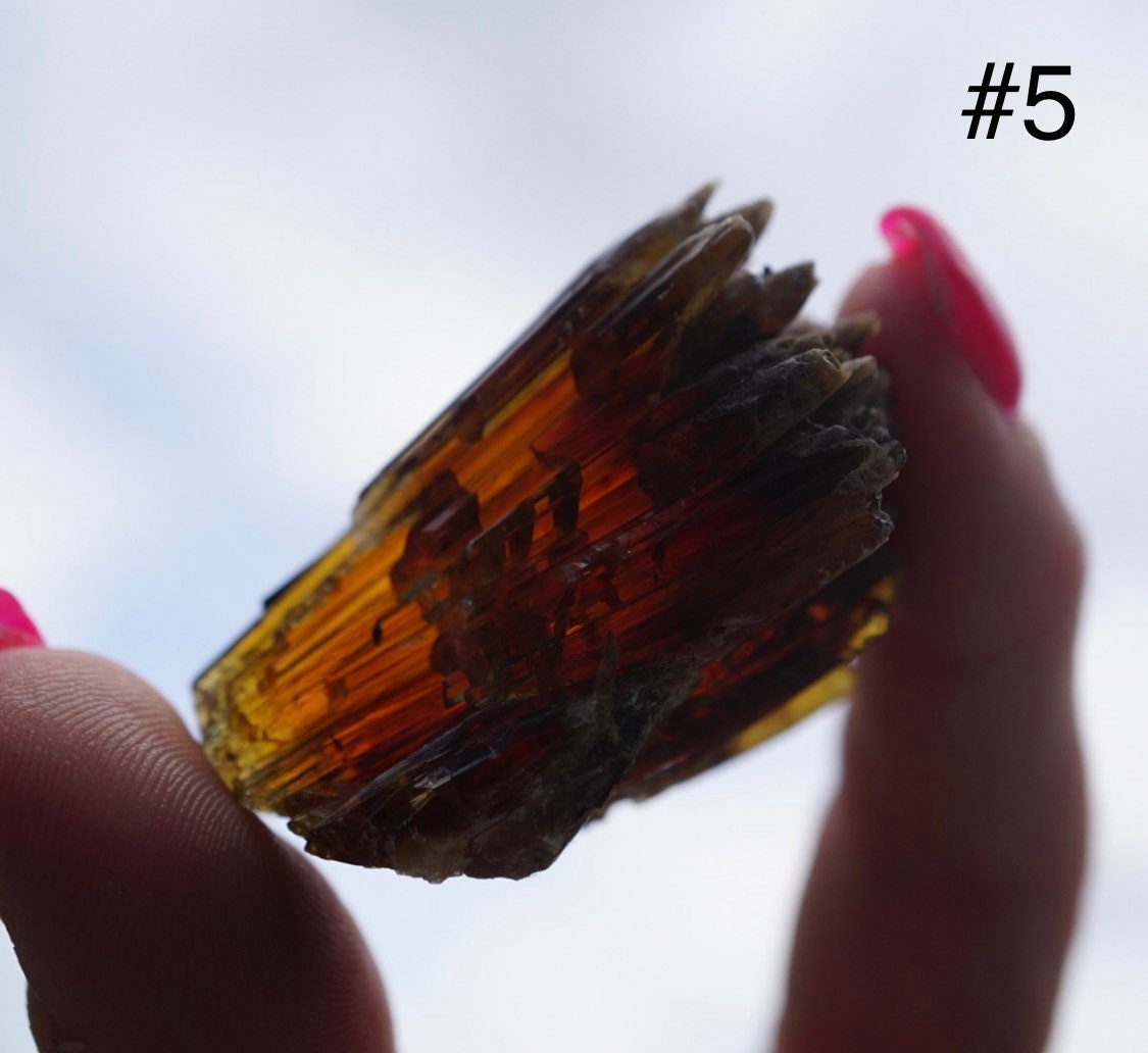 Rare Honey CALCITE Specimen From Indonesia Amber Calcite | Etsy