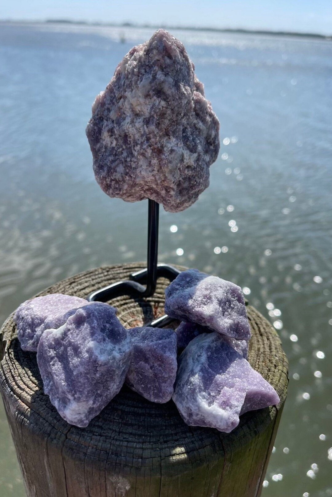 Raw or Tumbled LEPIDOLITE Stone Many Sizes Full of Lithium - Etsy