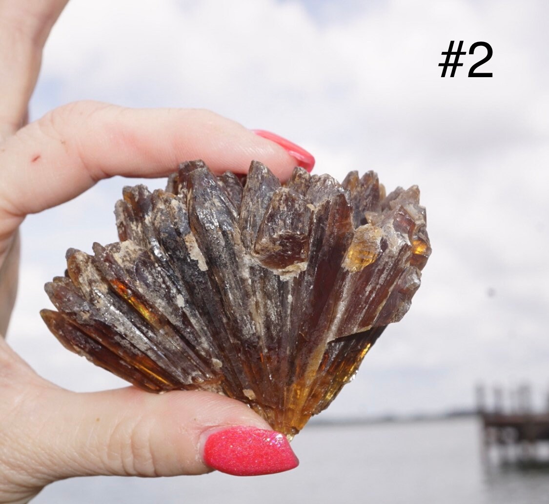Rare Honey CALCITE Specimen From Indonesia Amber Calcite | Etsy