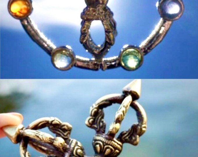 Tibetan Buddhism: Vishva Vajra, Double Dorje-sterling Silver MR9 - Etsy