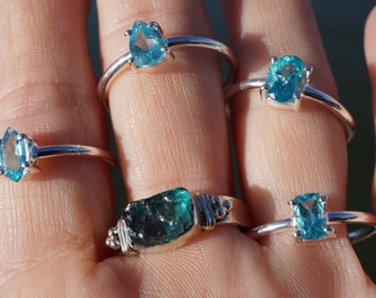 Apatite Ring - Etsy