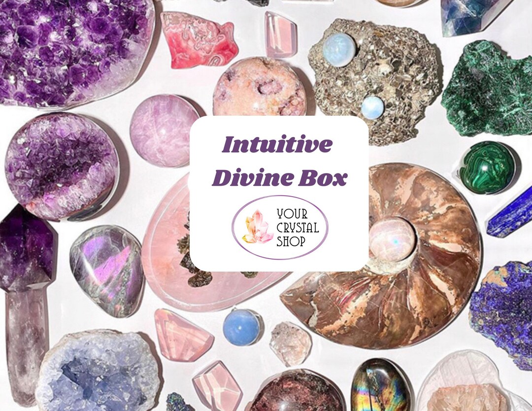 Intuitive Divine Crystal Box ~ Mystery Box ~ Themed Boxes or Intuitive ...