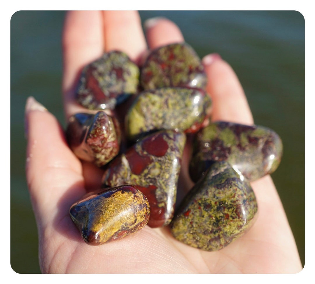 Tumbled Dragon Stone Crystals Med & Large Healing Crystal Dragon Stone ...