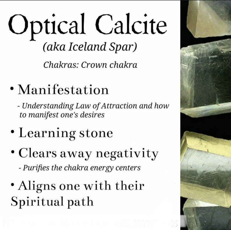 Raw Clear CALCITE Crystal All Sizes White Light Calcite - Etsy