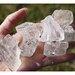 Raw Clear CALCITE Crystal - All Sizes - White Light Calcite Pendant ...