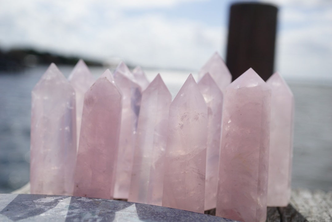 Polished ROSE QUARTZ Point Tower - 4 Sizes - This Healing Crystal Can ...