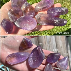 Polished Tumbled, Rough AMETRINE Crystal Natural Points - Natural AMETRINE (amethyst & Citrine ...