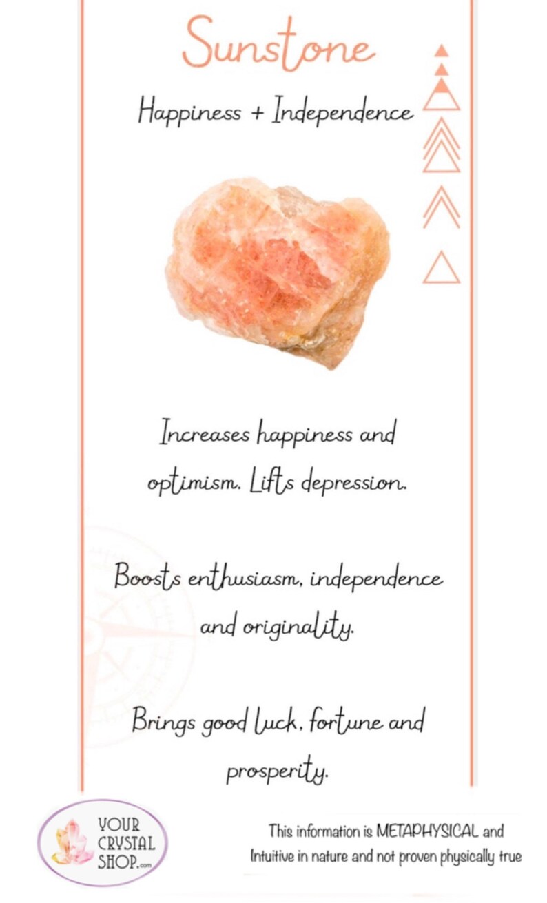 Tumbled SUNSTONE - Rough SUNSTONE - Sunstone Palm Stones - Many Sizes ...