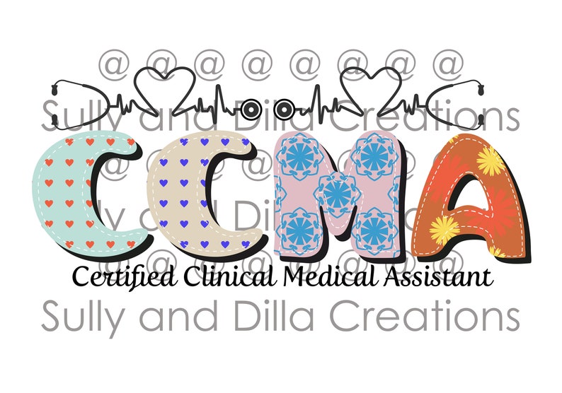 CCMA Certified Clinical Medical Assistant Png Sublimation Design - Etsy