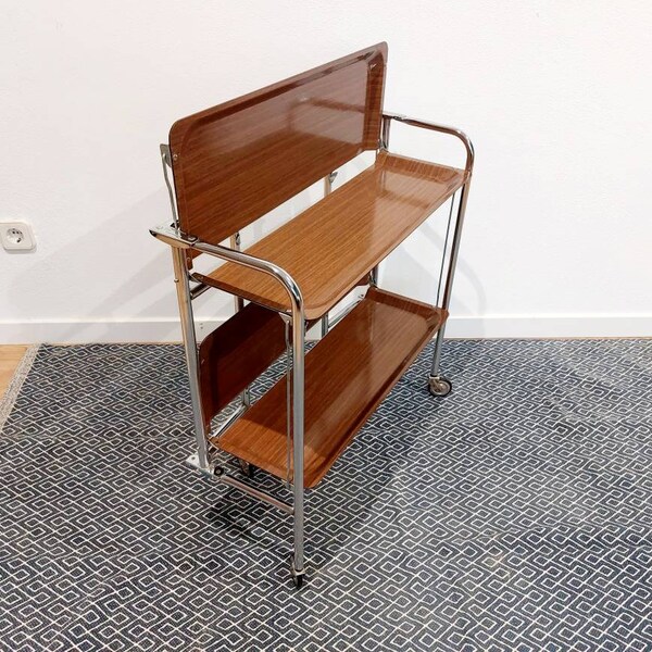 Mid Century Bar Cart - Etsy