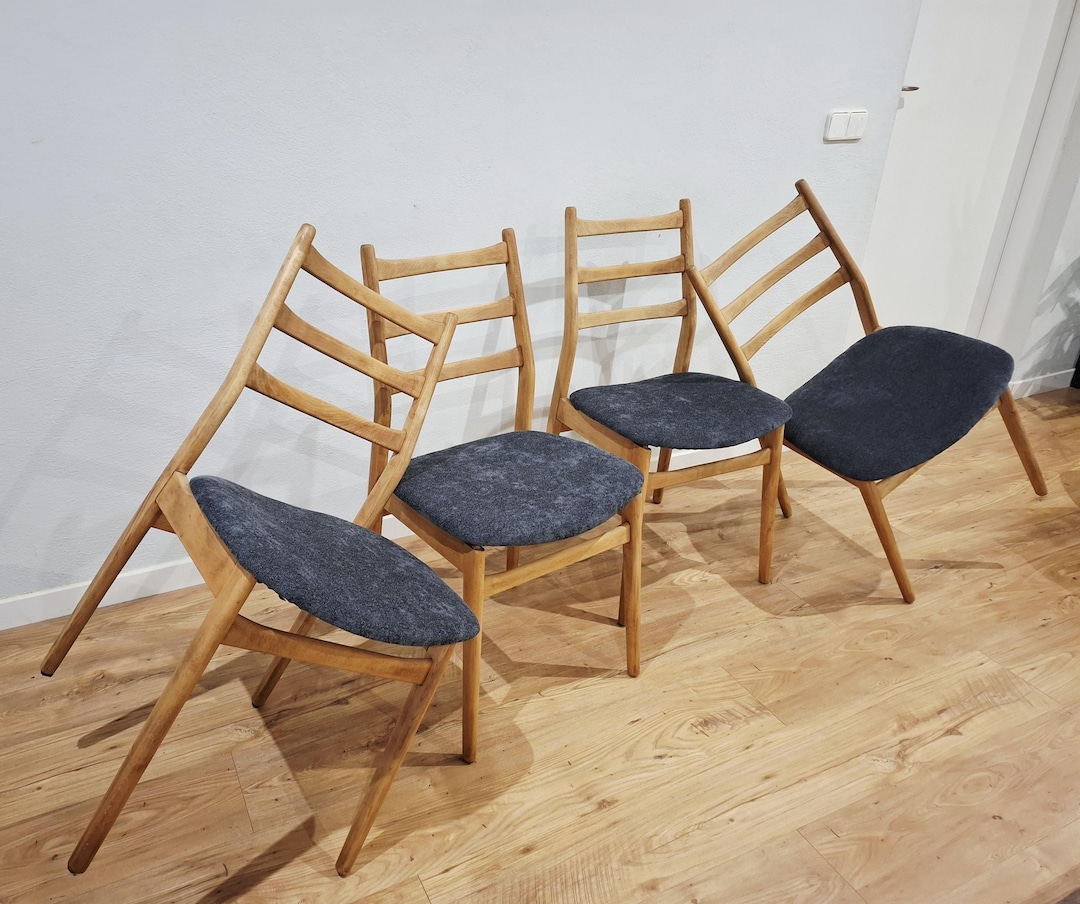 1 of 4 Cassala Upcycled Chairs / Mcm Dinning Chairs / Cassala Chairs - Etsy
