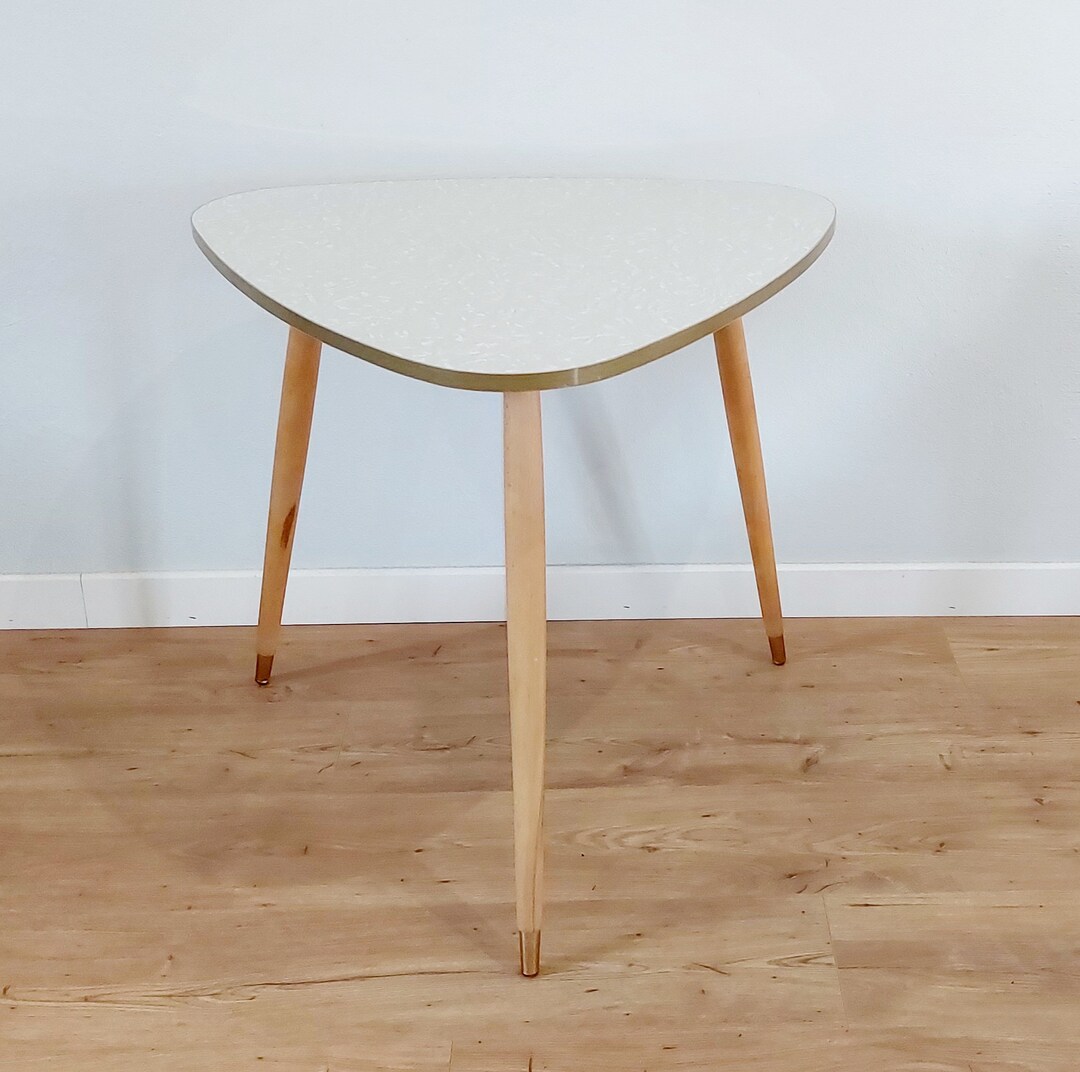 Mcm Tripod Side Table / Triangle Table / Space Age Console Table ...