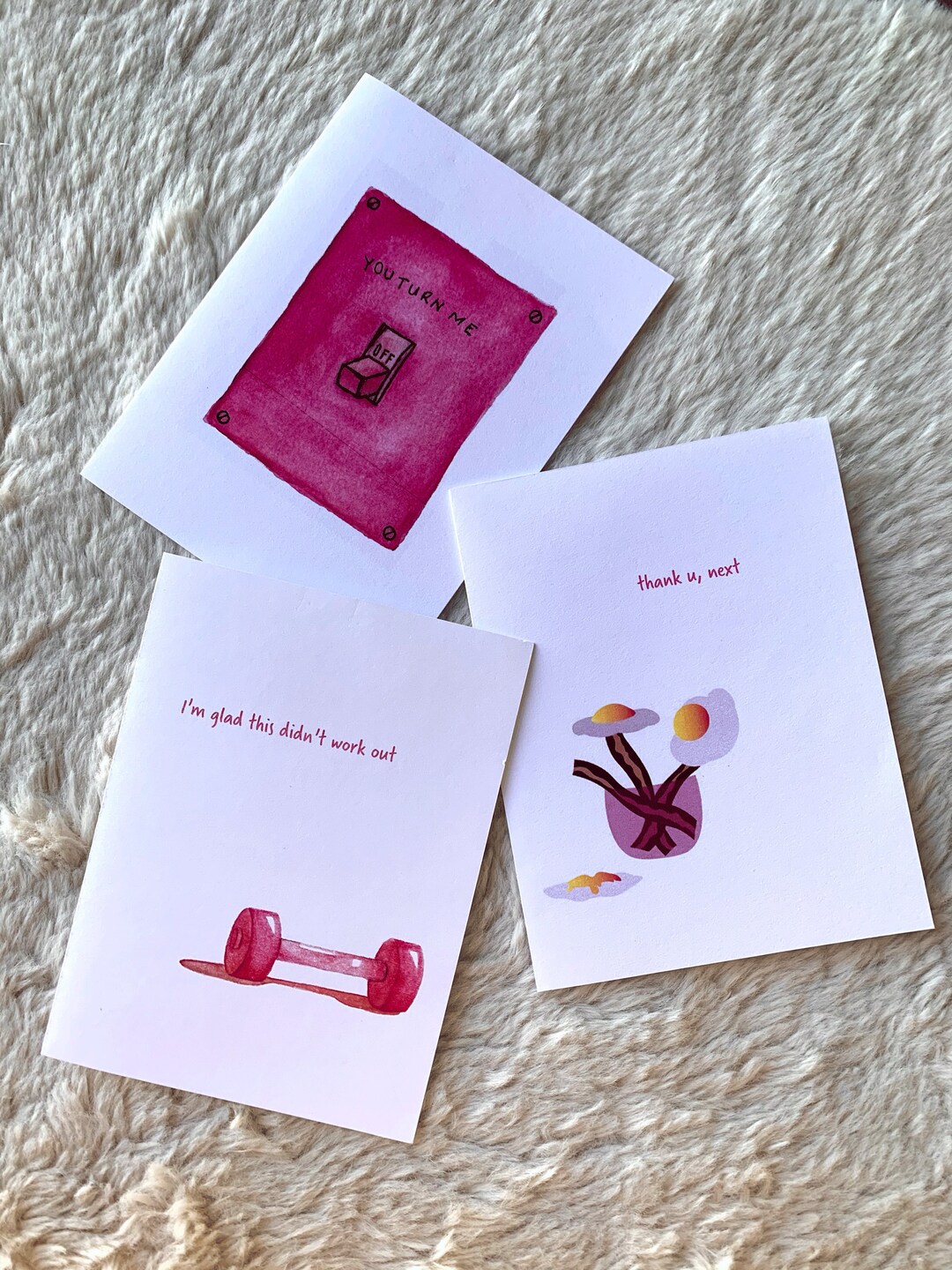 Anti-valentine's Day Break up Card - Etsy