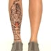Tattoo Tights/pantyhose With Roaring Tiger, Sizes S-XL - Etsy