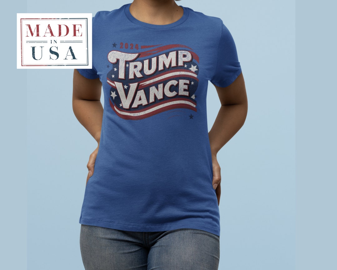 Retro Trump Vance 2024 Election T-shirt, Patriotic Vote Tee, Support ...